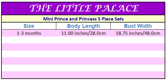 Mini Prince and Princess 5 Piece Bundle – Little Palace Store